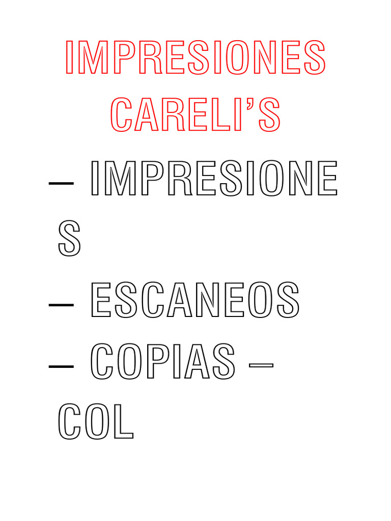 Imprsiones Carely | PDF