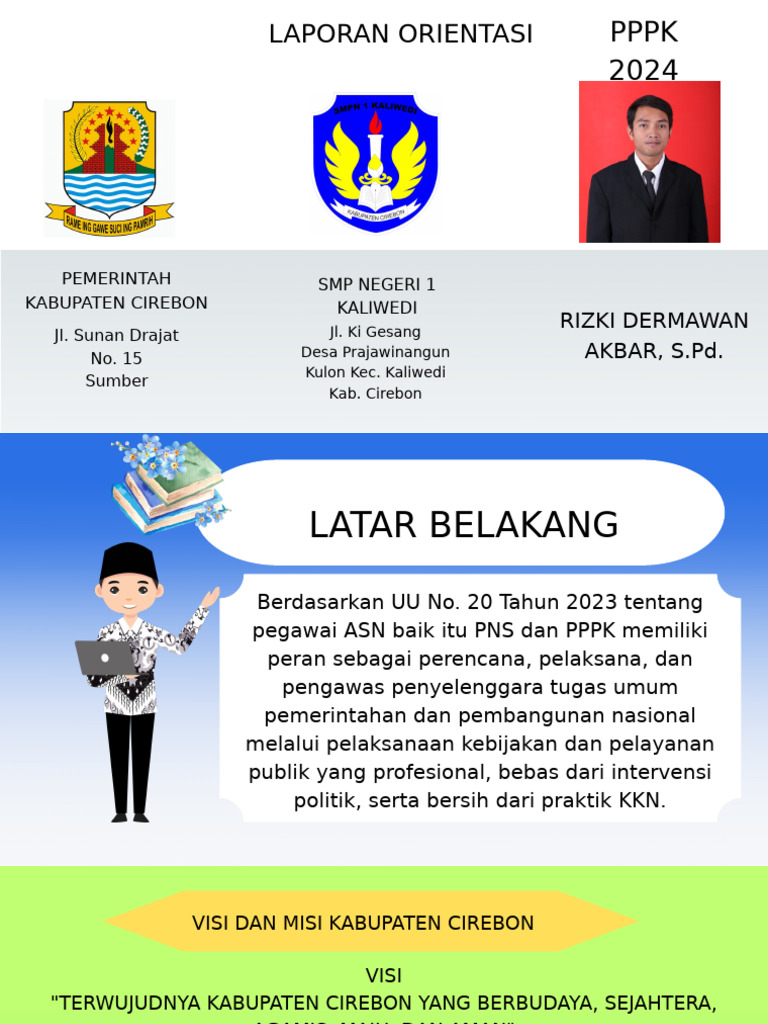 PRESENTASI RENCANA AKSI - RIZKI D. AKBAR, S.Pd. | PDF