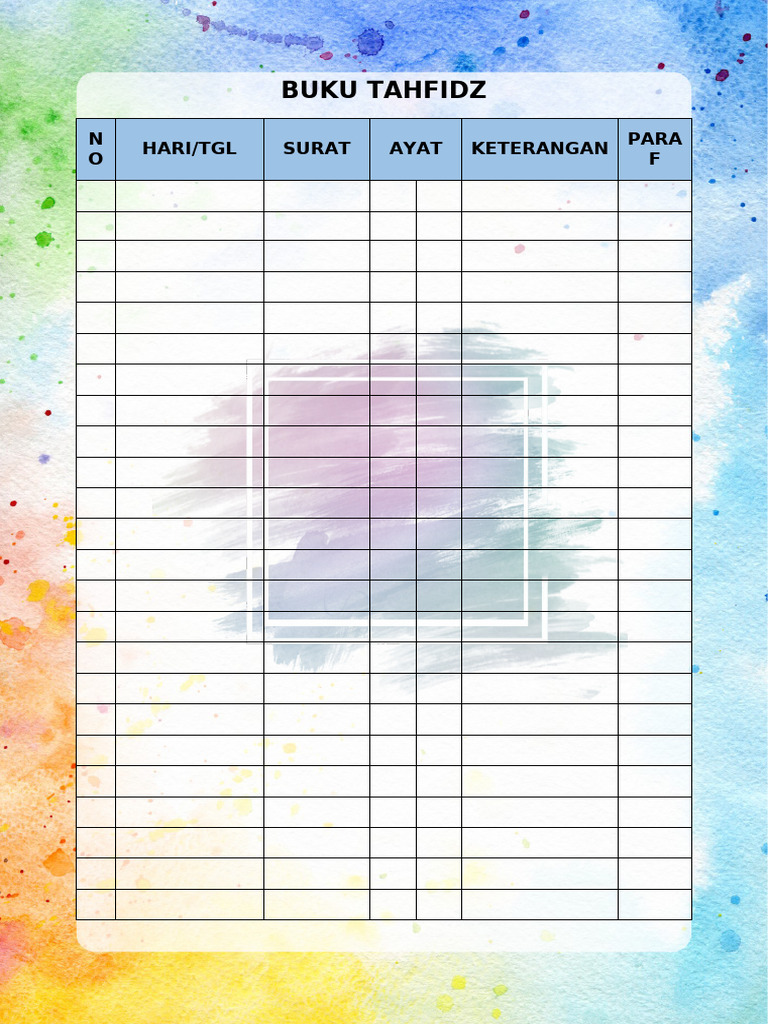 Buku Tahfidz | PDF