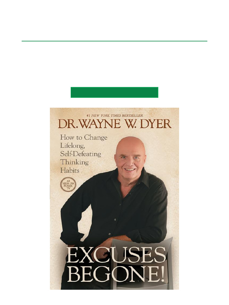 Top Reading Excuses Begone! How To Change Lifelong, Self Defeating ...