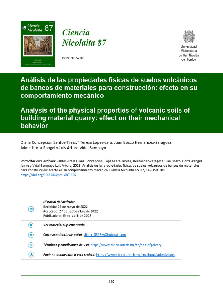 Analisis_de_las_propiedades_fisicas_de_suelos_volc | PDF | México | Arcilla