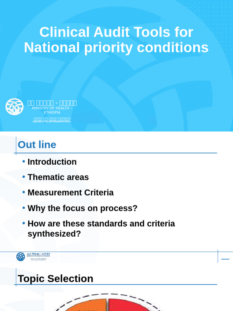 Clinical Audit Tools for National priority conditions | PDF | Audit ...