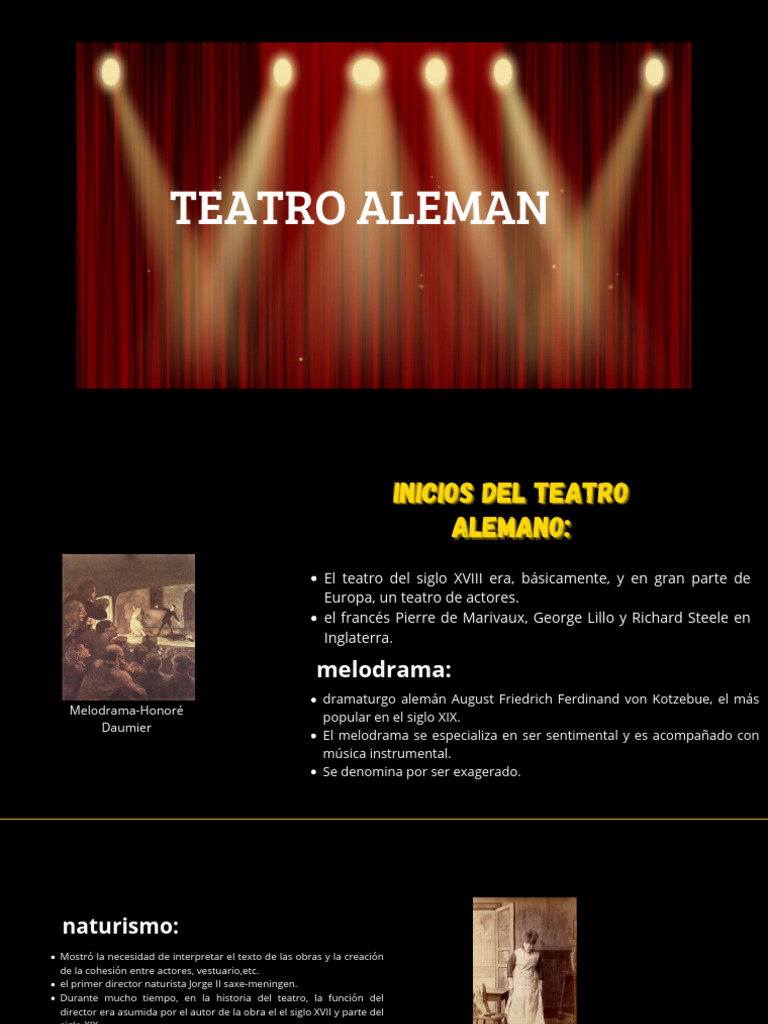 Teatro Aleman - Valentina Arenas y Góngora Daniel | PDF