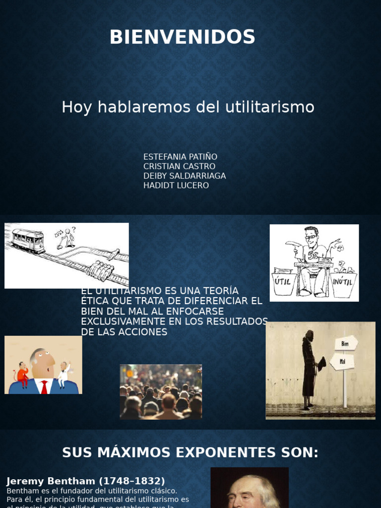 Teoría del Utilitarismo: Bentham y Mill | PDF | Utilitarismo | John ...