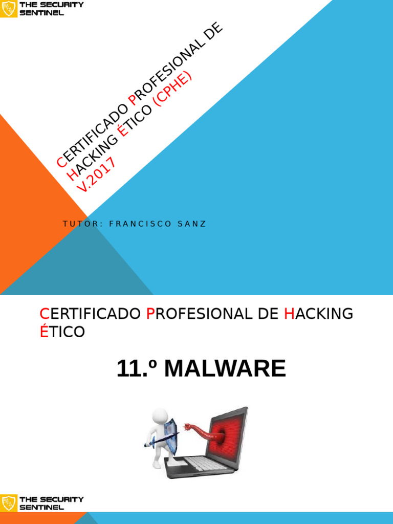 Certificado Profesional de Hacking Etico CPHE Malware | PDF | Malware | Cibercrimen