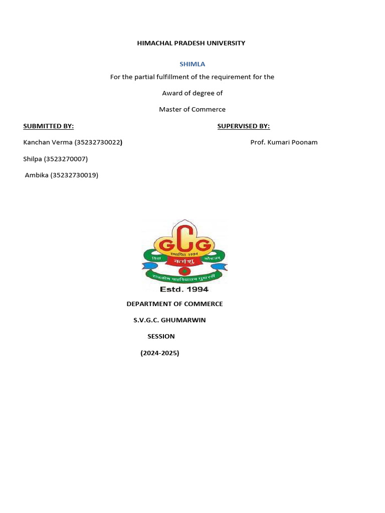 Project Work Mdm 2 Pm | PDF