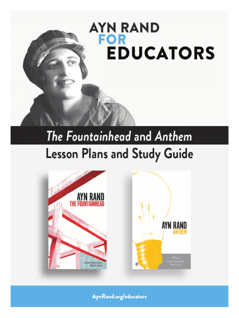 LessonPlans and StudyGuide 20160907 | PDF | Ayn Rand