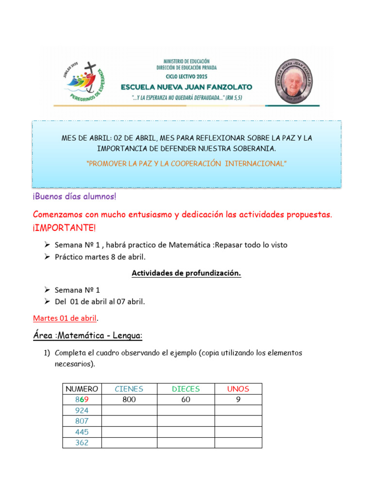 Tareas para La Casa | PDF