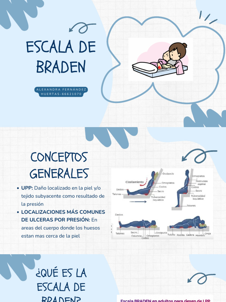 Escala de Braden | PDF | Medicina CLINICA | Medicina