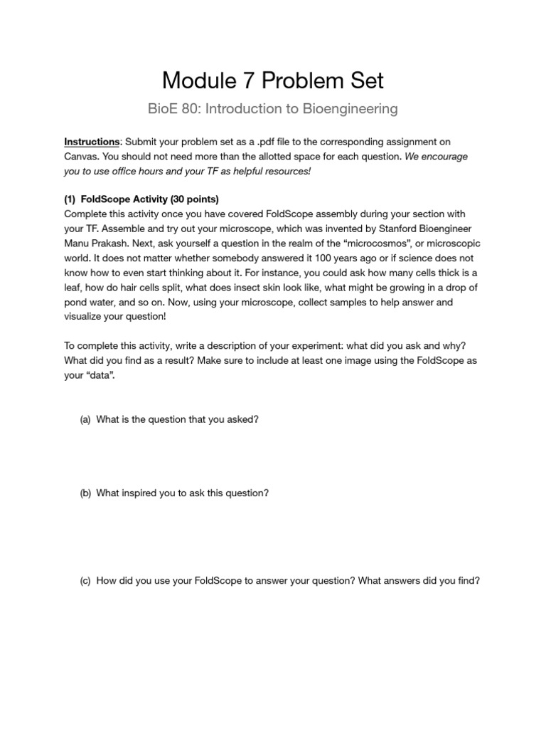 2025 Problem Set 7 | PDF | Heart