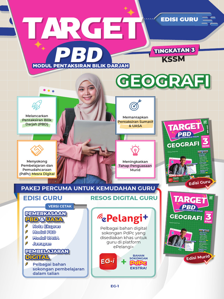 Contoh Halaman Edisi Guru Target PBD Geografi T3 | PDF