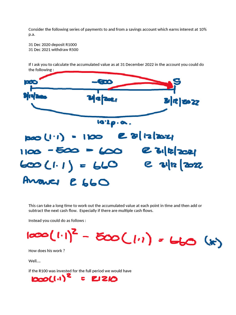 Note On Multiple Amounts | PDF