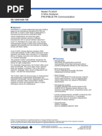 Yokogawa Model ISC40G Inductive Conductivity Sensor Data Sheet | PDF ...