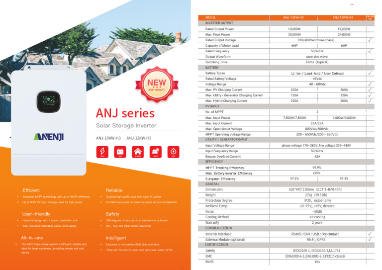 ANJ-10K 12K-H3 Information | PDF | Electricity | Electrical Engineering