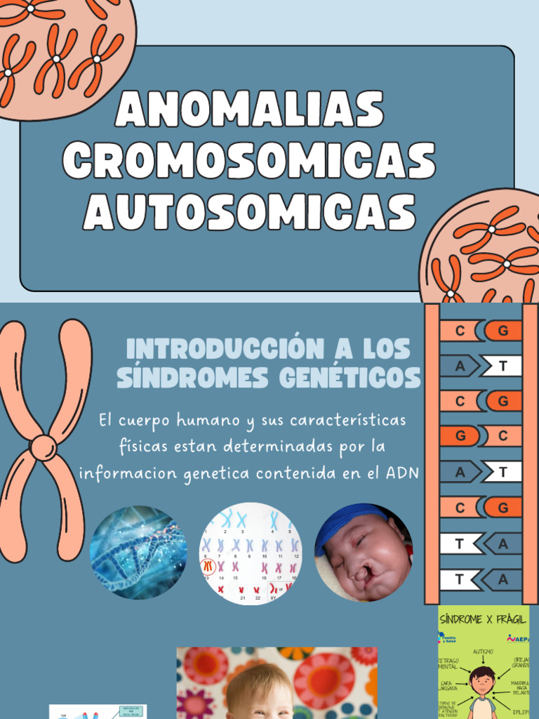 Genetic Mutations Science Presentation in Blue Orange Flat Graphic ...