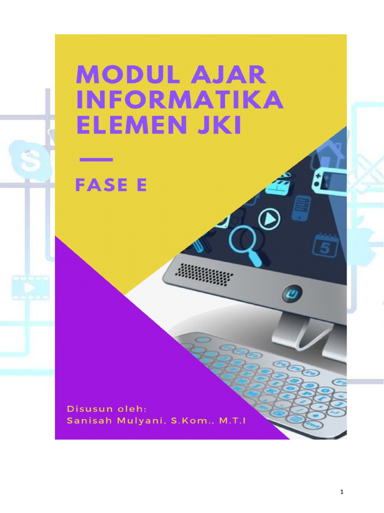 Modul Ajar Informatika - Jaringan Komputer (Inklusif) - Fase E | PDF