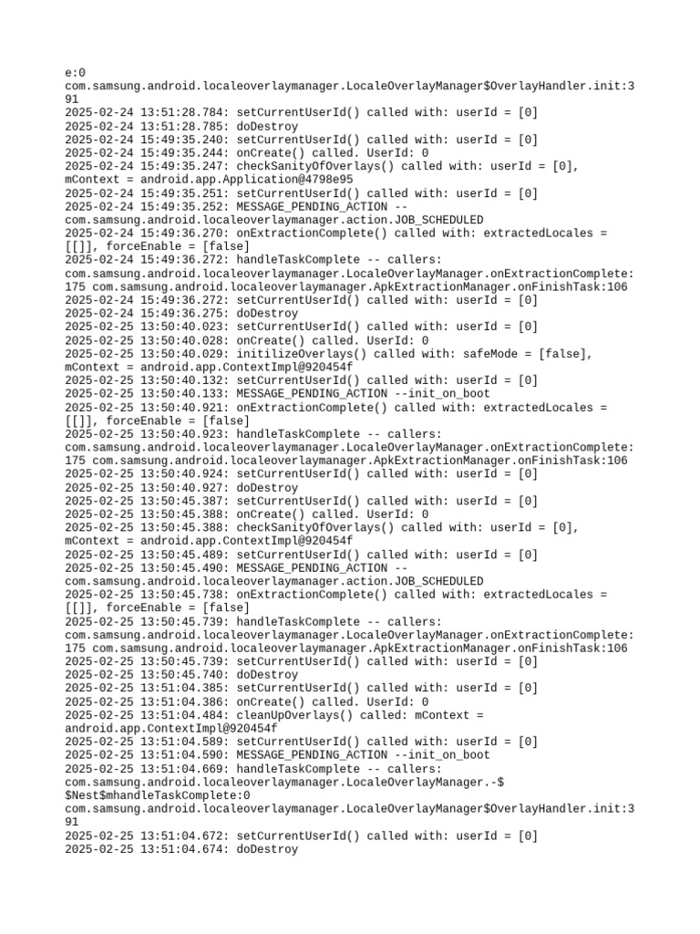Lom Log | PDF | Android (Robot) | Android (Operating System)