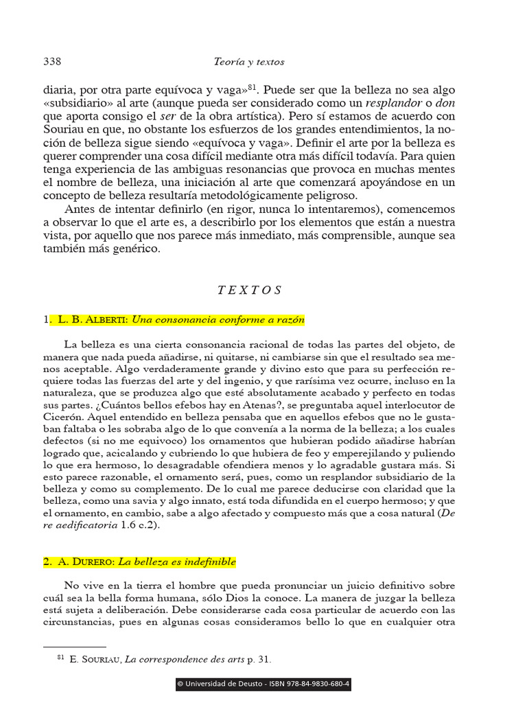 Alberti Durero Bernini | PDF | Belleza | Pinturas
