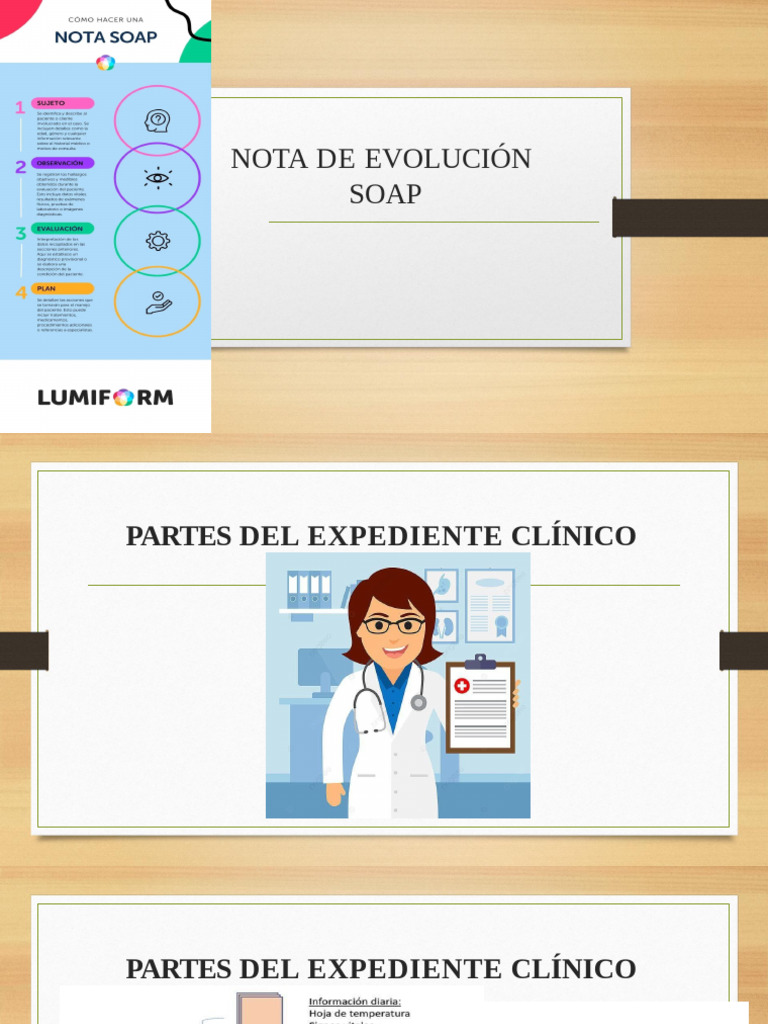Guía de Nota de Evolución SOAP | PDF