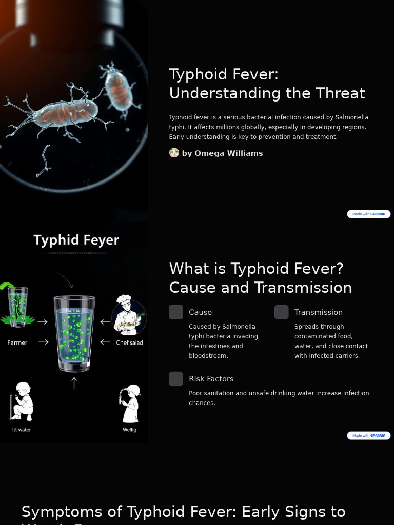 Typhoid Fever Understanding The Threat | PDF | Infection | Health Sciences