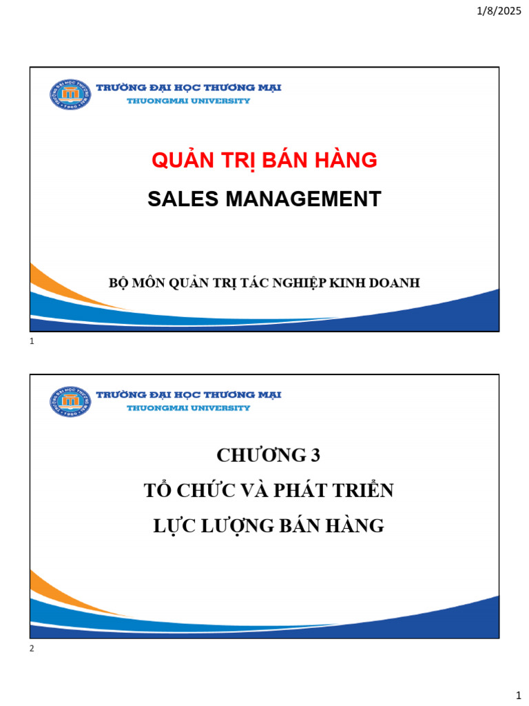 Chương 3_QTBH cao học_2024 | PDF