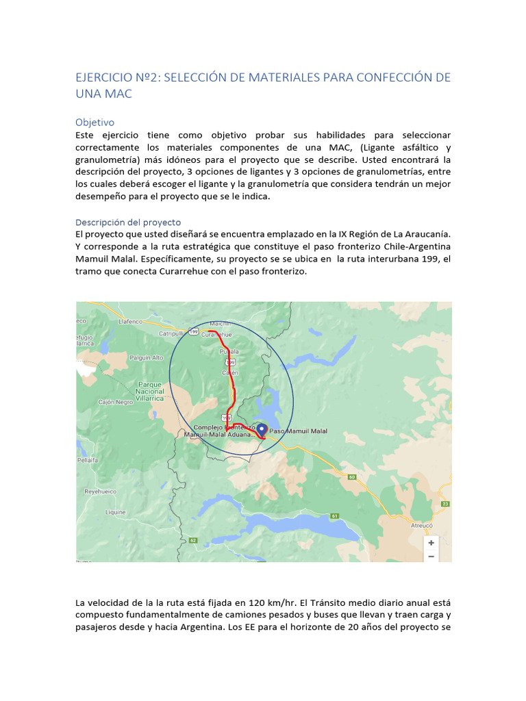 2do Ejercicio Selección de Ligante y Áridos para MAC | PDF | Física Aplicada e Interdisciplinaria