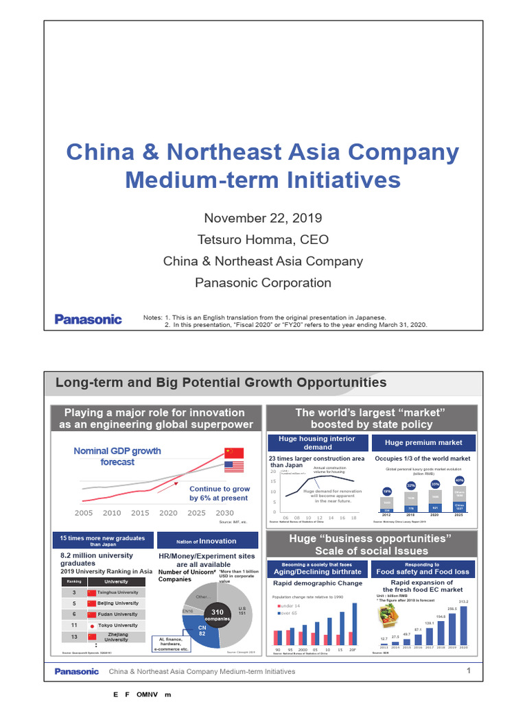 Panasonic-2019 Northeast Asia e | PDF | Air Conditioning | China