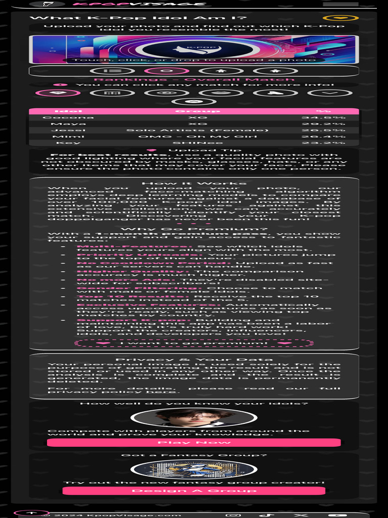 Find Your K-Pop Idol Look-Alike | PDF | Computing
