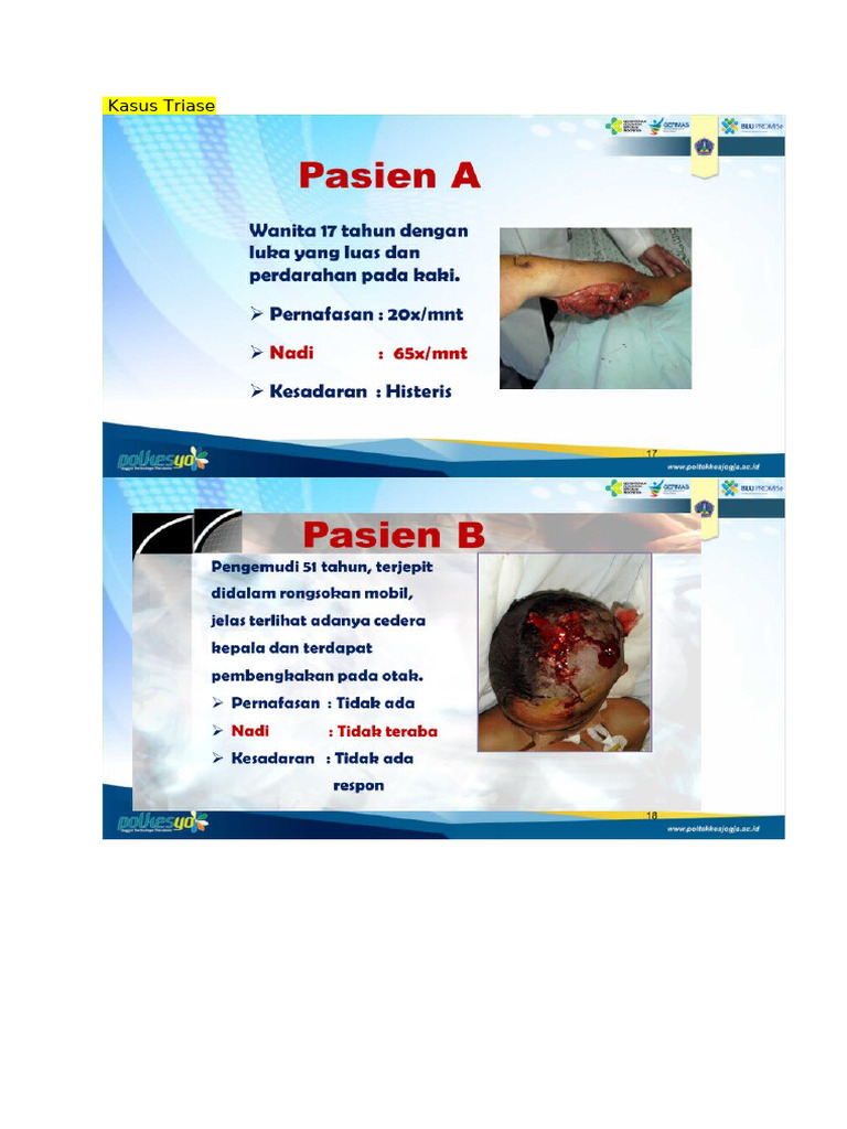 Tambahan Foto Kasus Triase | PDF