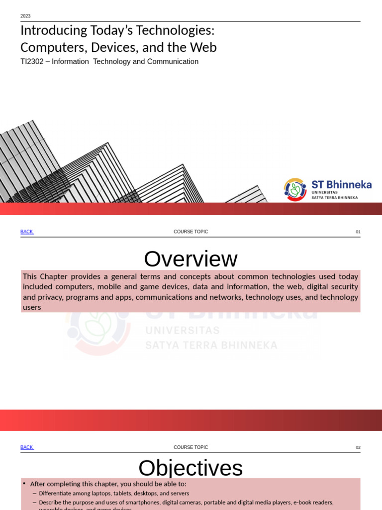 01 - Introducing Today's Technologies | PDF | World Wide Web | Internet & Web