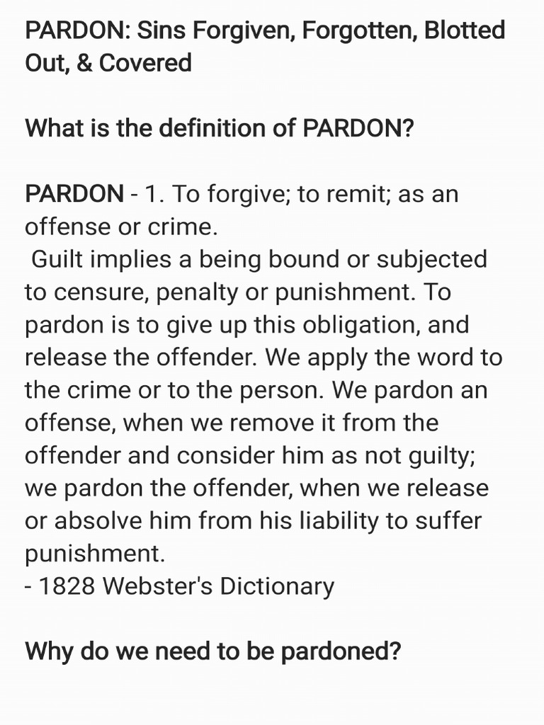 PARDON | PDF
