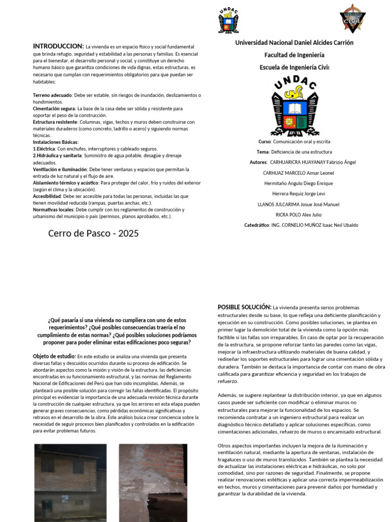 Triptico Exposicion. | PDF | Barrio residencial | edificio