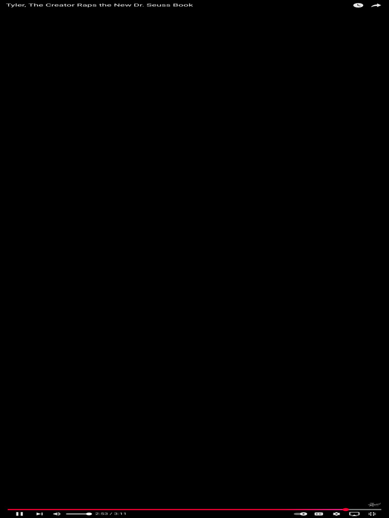 Tyler, The Creator Raps The New Dr. Seuss Book - YouTube | PDF