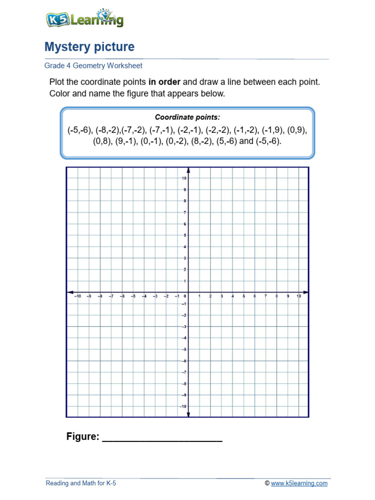 Grade 4 Coordinate Grid Picture C | PDF