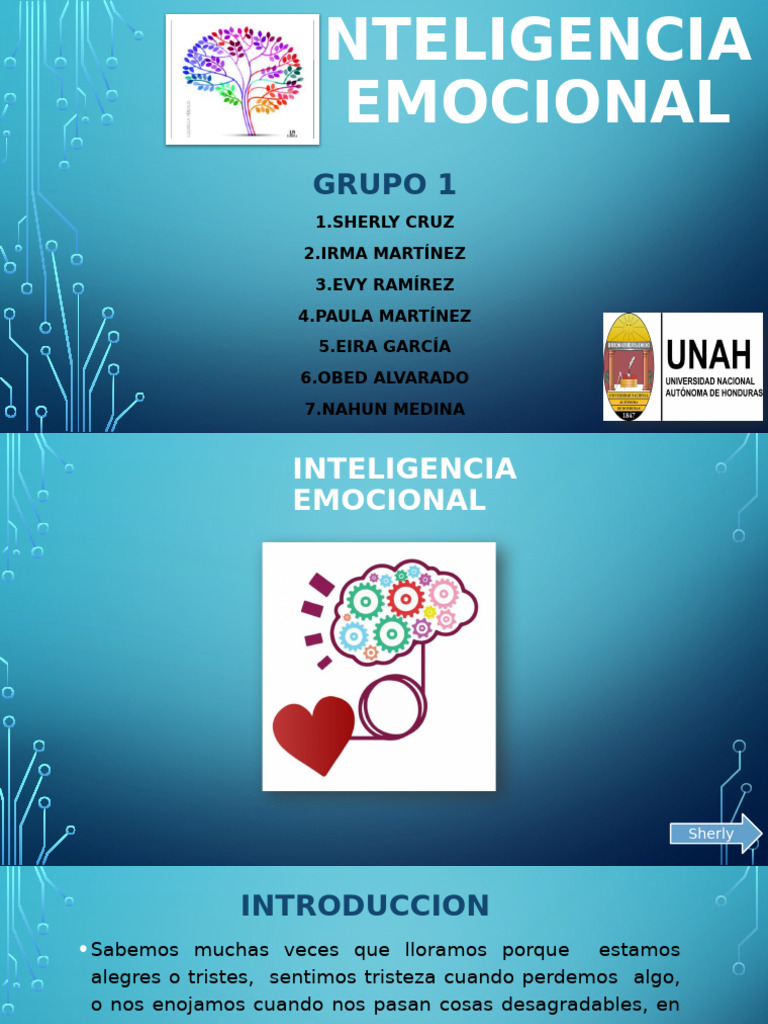 Inteligencia Emocional - Grupo 1 | PDF | Las emociones | Inteligencia emocional