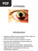 Hyphema and Hypopyon | PDF | Clinical Medicine | Medical Specialties