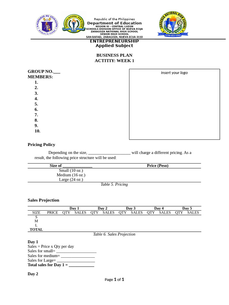 Entrep Week1 Report | PDF | Philippines