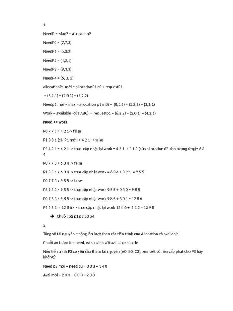 bài tập hdh | PDF