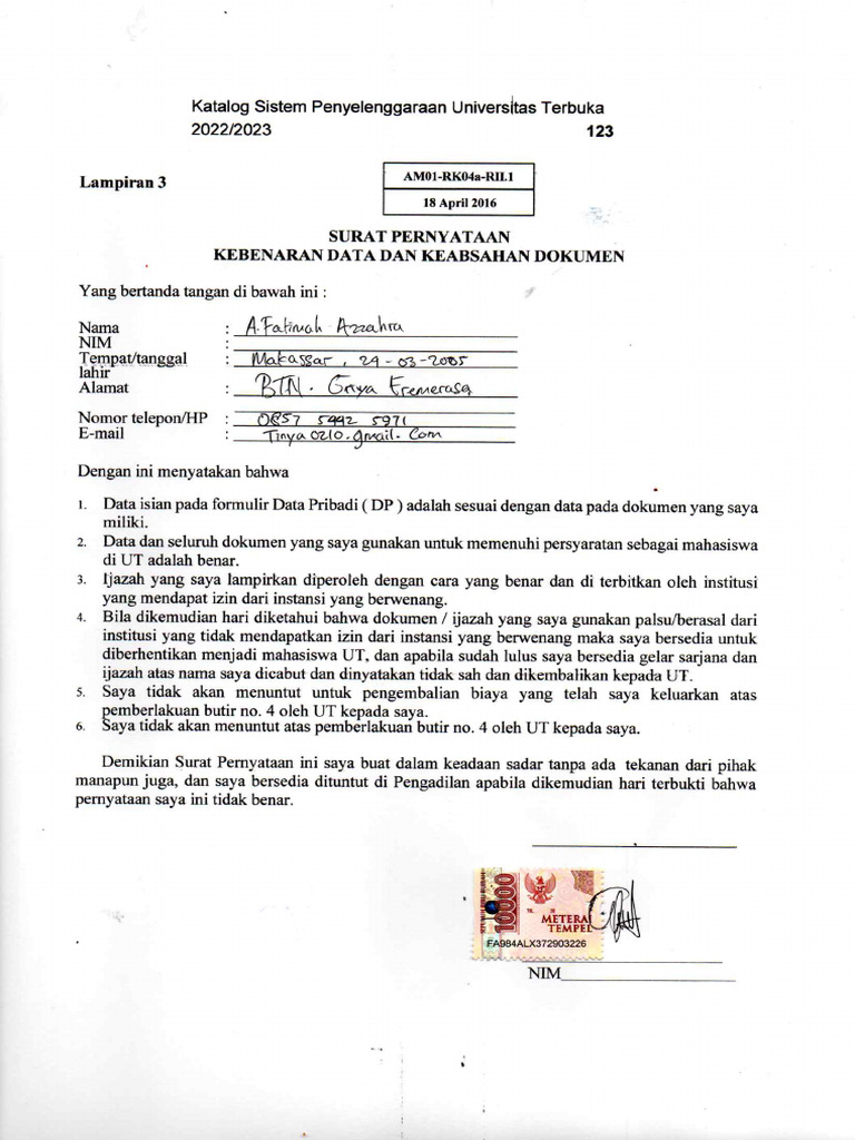 Keabsahan Dokumen20241209 - 09142541 | PDF