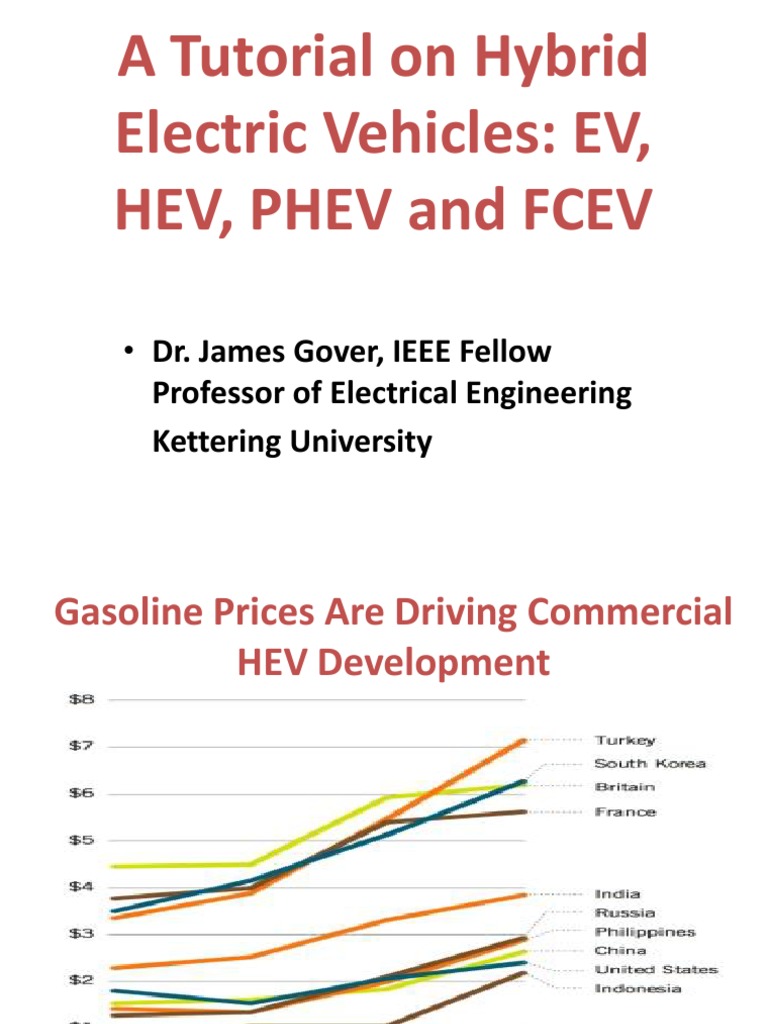 A Tutorial On Hybrid | PDF | Electric Vehicle | Plug In Hybrid