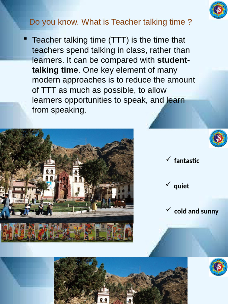 Teacher - Talking - Time | PDF