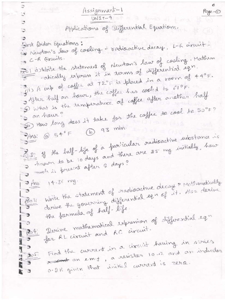 Unit-4 Assignment 1 and 2 | PDF