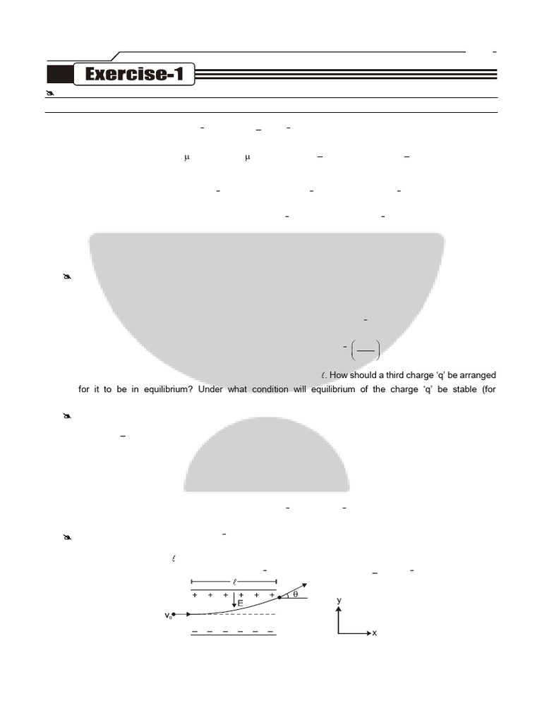 Electrostatic_Solutions-Relations, Functions & ITF | PDF | Electric Field | Force