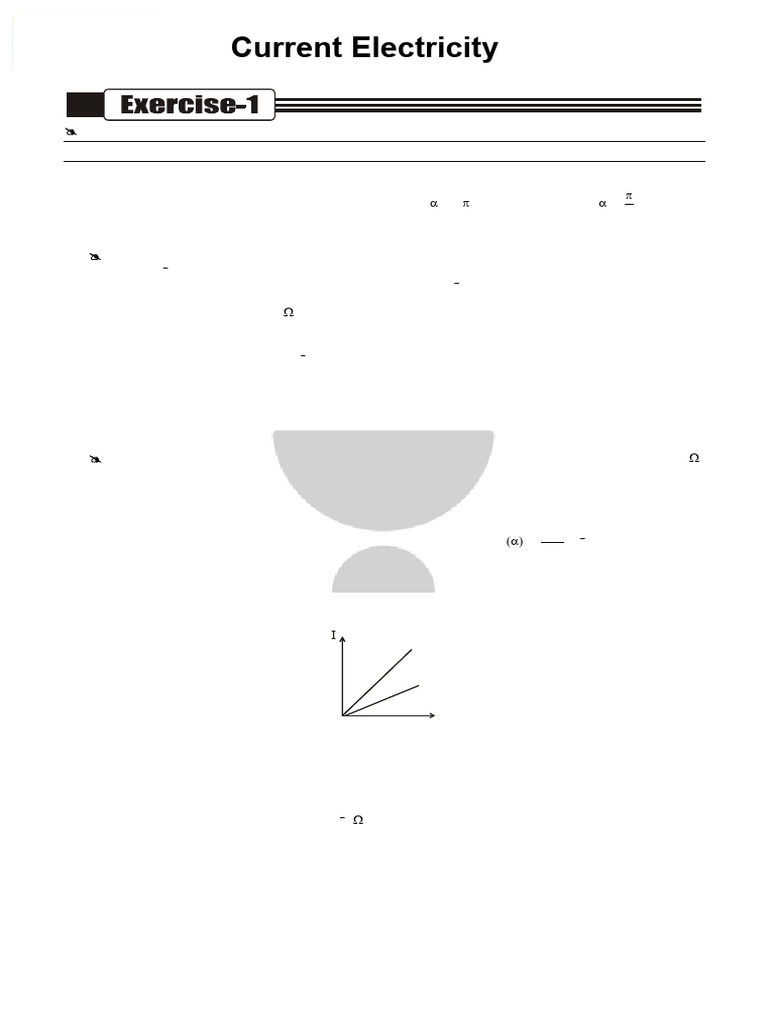 Current Electricity Electrochemistry Complex Numbers | PDF | Voltage ...