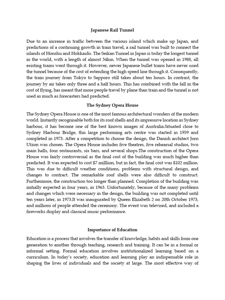 Summarizing Paragraphs Essays | PDF | Economic Growth | Employment