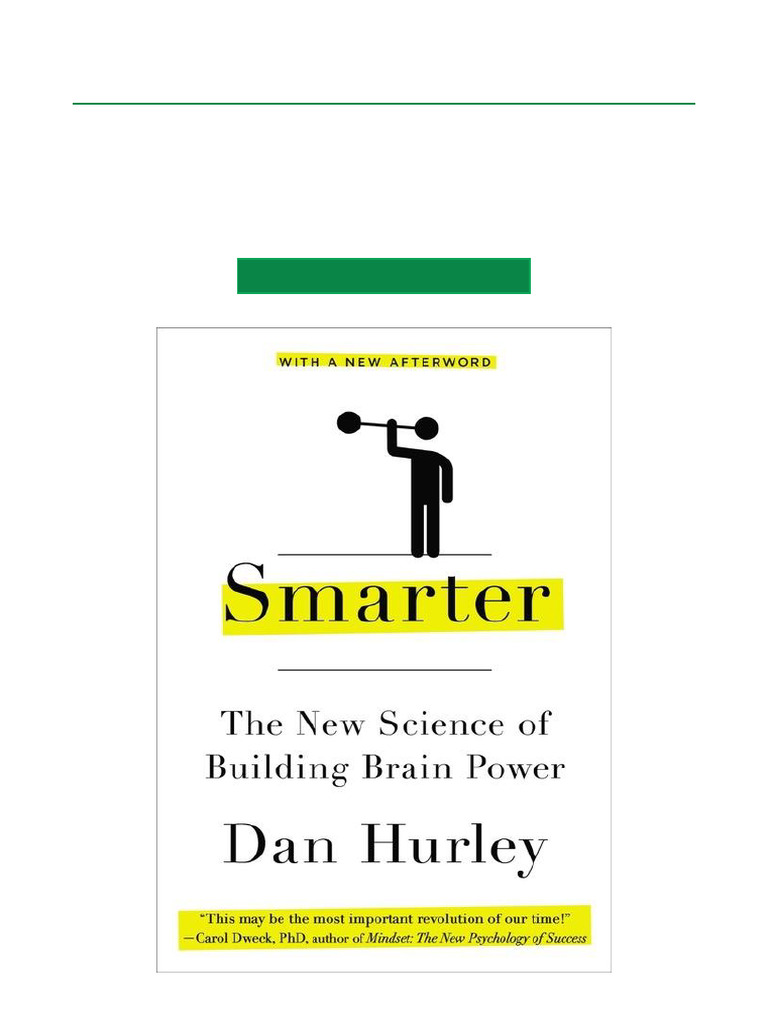 Free Download Smarter The New Science of Building Brain Power PDF DOCX ...
