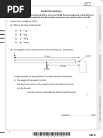 Grade 7 Physics Worksheet | PDF | Speed | Force