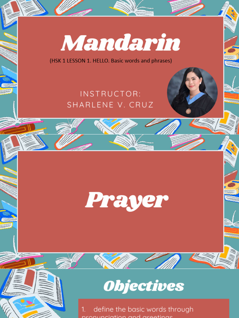 HSK 1 Lesson 1: Basic Mandarin Phrases | PDF