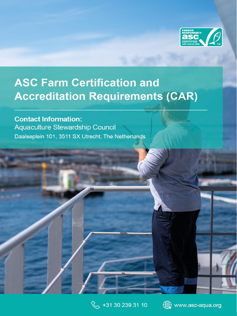ASC Farm CAR v2.3.1 FINAL 14 July 2023 | PDF | Audit | Certification