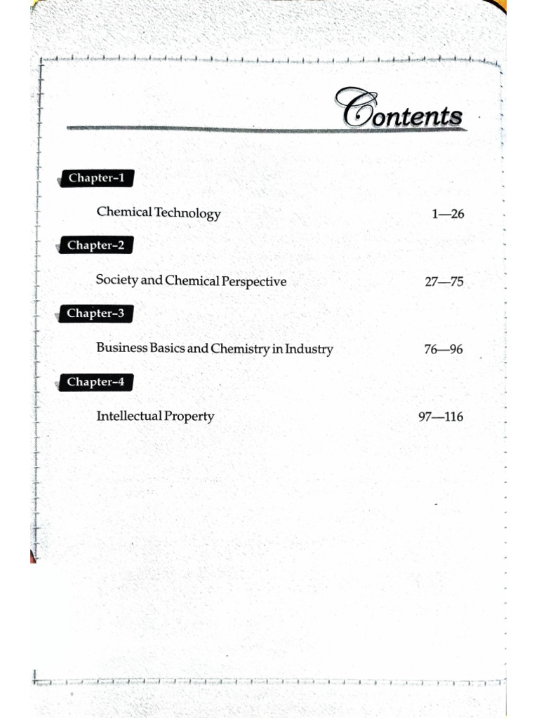 1.Chemical technology | PDF